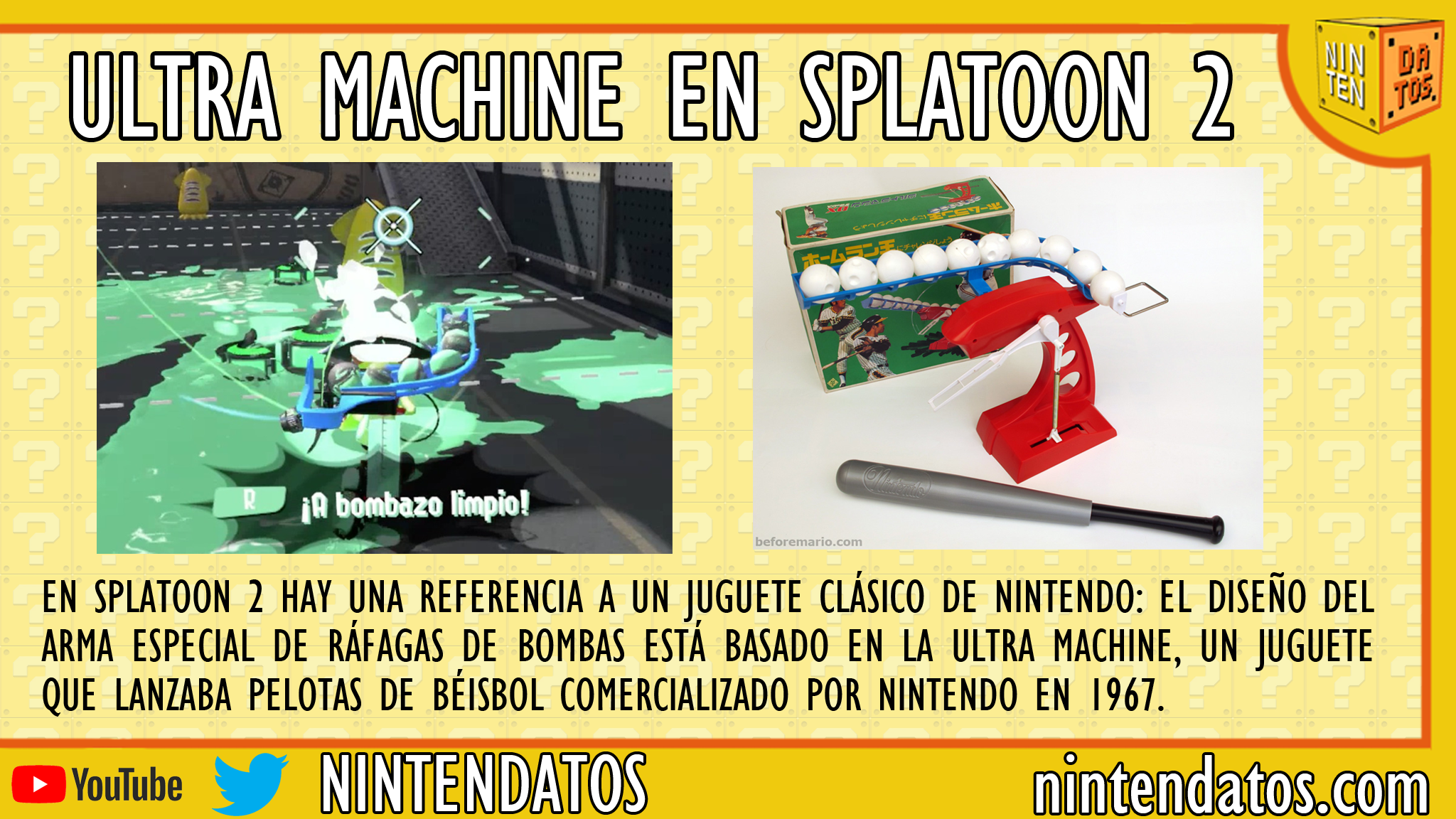 Curiosidades de Splatoon – Ultra Machine en Splatoon 2 – Nintendatos